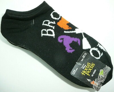 Disney Hocus Pocus 5 Pair Ankle Socks No Show Women Pack Binx Amuck ...