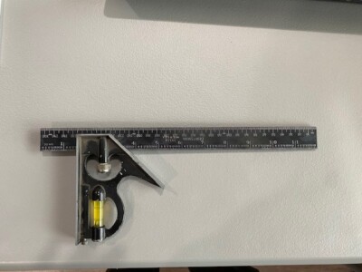 Vintage Craftsman 12" Black Rule Combination Square w/ Scribe/Level ...