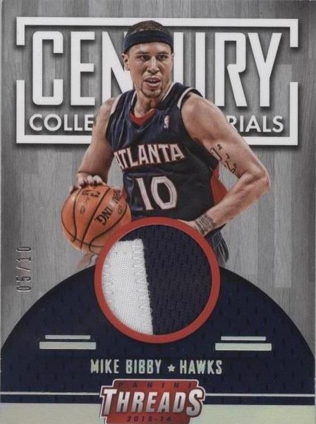 2015-16 Panini Threads - Century Collection Materials Prime #25 Mike ...