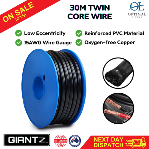 4MM Electrical Cable Electric Twin Core Extension Wire 30M Car 450V 2 ...