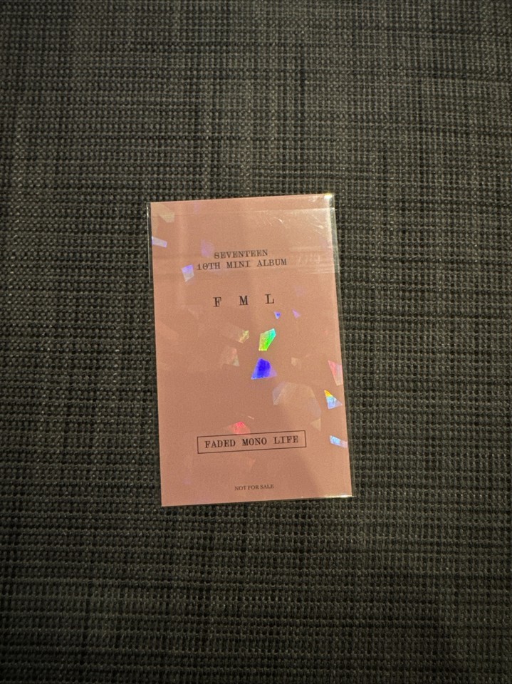 VERY RARE Mingyu Lucky Draw Japan FML Seventeen PHOTOCARDS | eBay UK