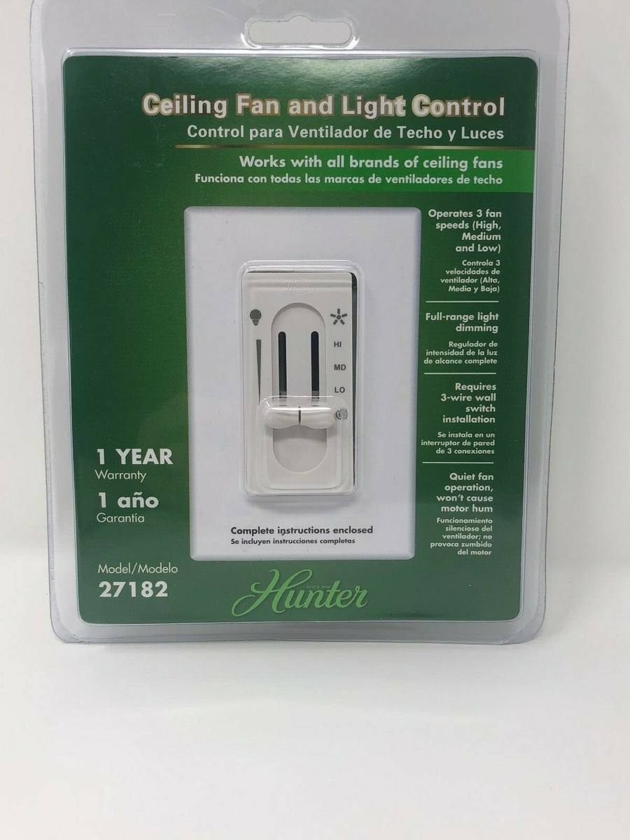 Hunter Ceiling Fan And Light Control Model 27182 | Shelly Lighting