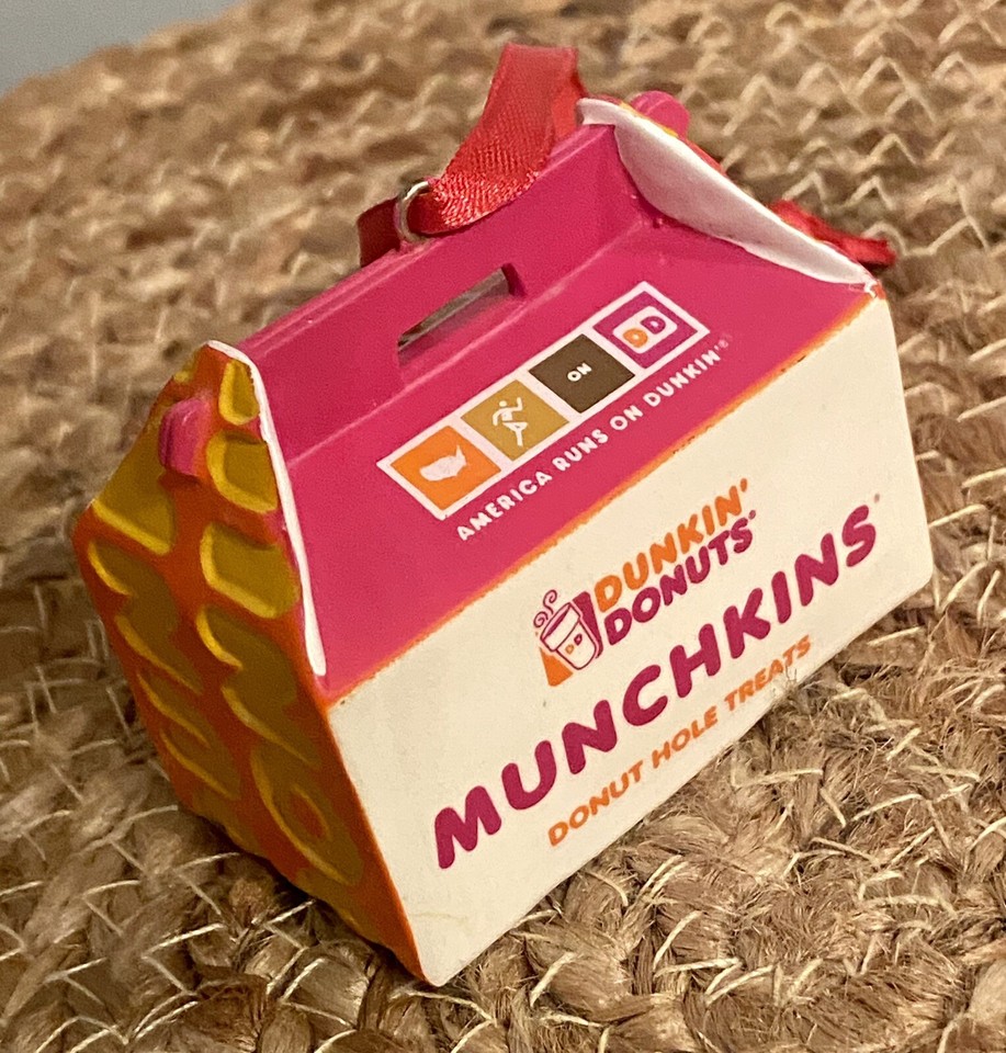 Dunkin Donuts 2013 Box of Munchkins Donut Holes Christmas Ornament | eBay