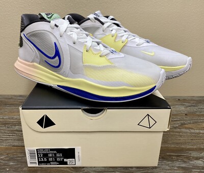 Nike Kyrie Low 5 White Game Royal Basketball Shoes DJ6012-100 Size 12 ...