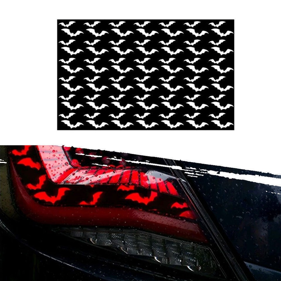 Funny Bat Sticker Car Rear Tail light Lamp Decal Trims Car Exterior ...