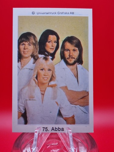 #75 ABBA 1978 SAMLARSAKER SWEDISH TRADING CARD NM/MT PSA | eBay