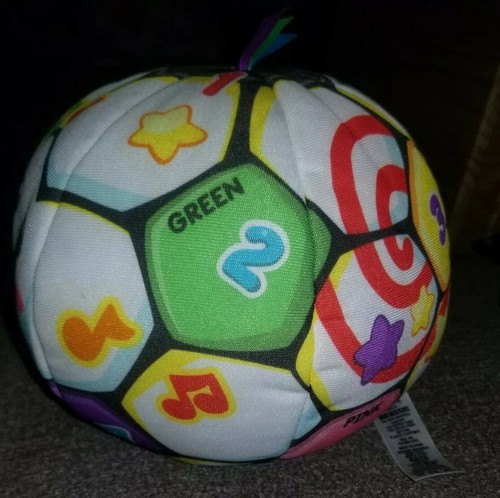 Fisher-Price Laugh & Learn Singin' Soccer Ball Baby Plush Toy Talking ...