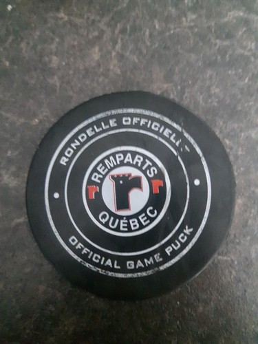 Quebec Remparts Official Game Puck QMJHL Hockey Puck | eBay