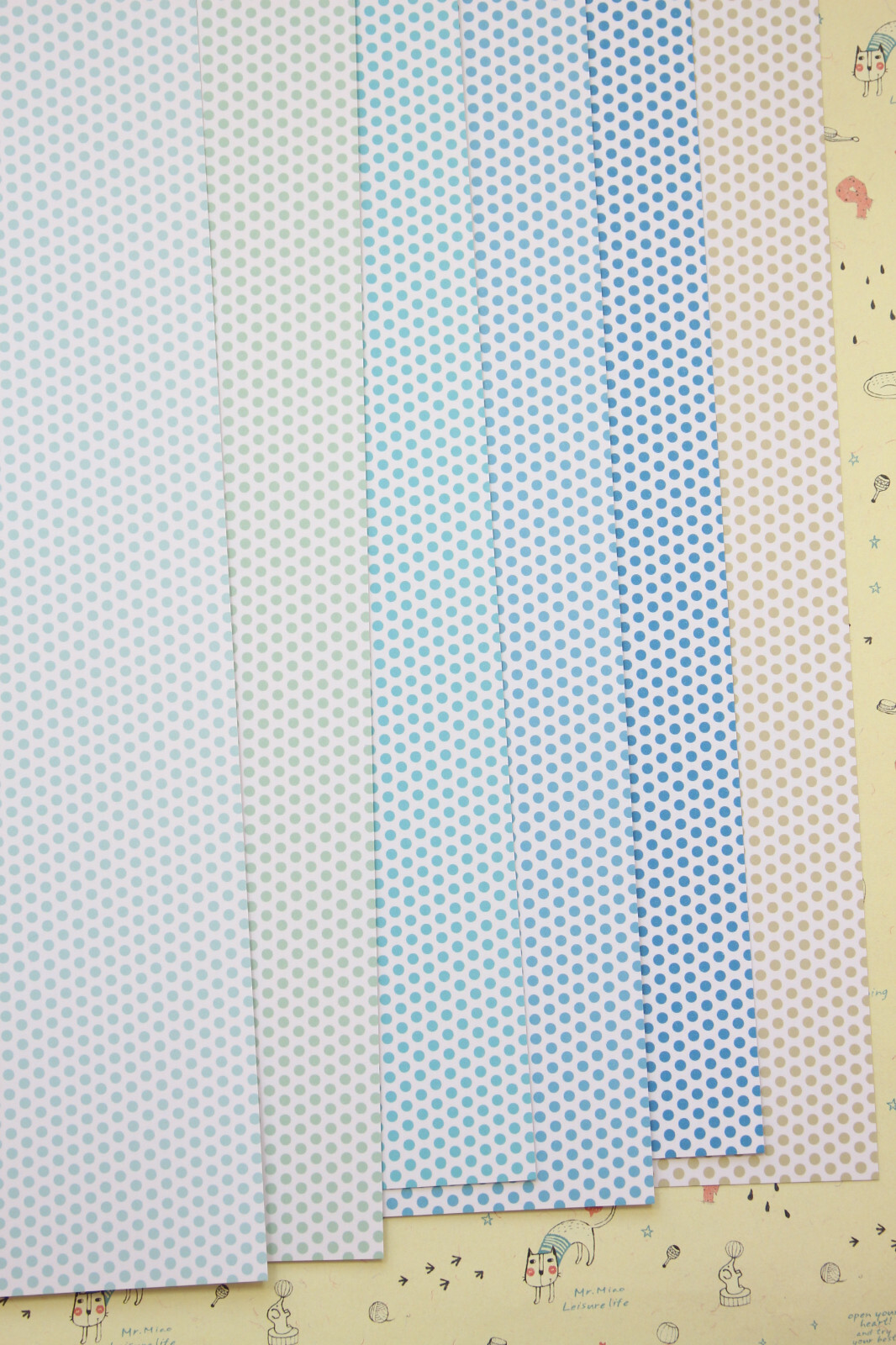 Mini Dots Cardstock 250gsm printed polka dot card stock wedding craft ...