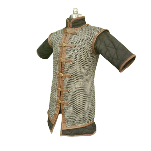 Sleeveless Chainmail shirt 9 mm Flat riveted with washer Chainmail ...
