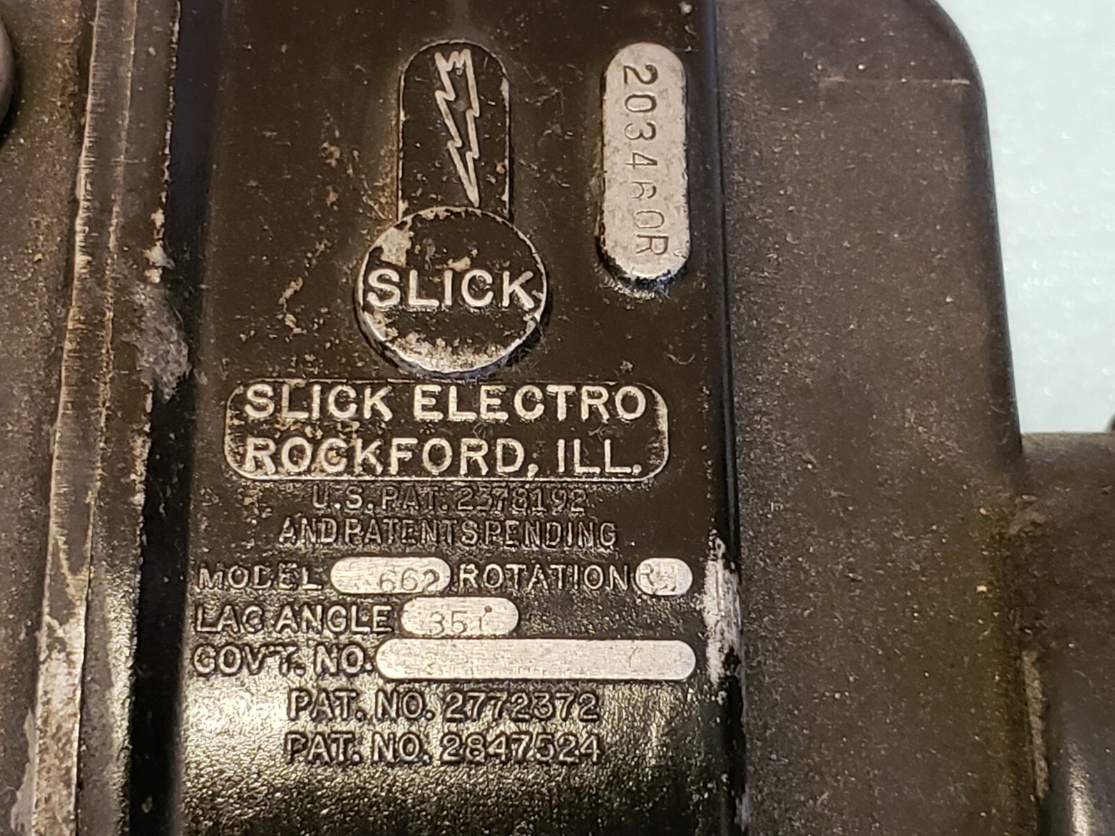 Slick 662 Magneto RH 35deg with ignition harness | eBay