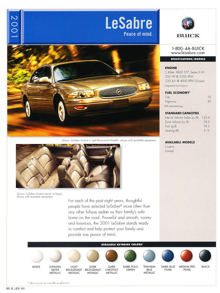 2001 Lesabre