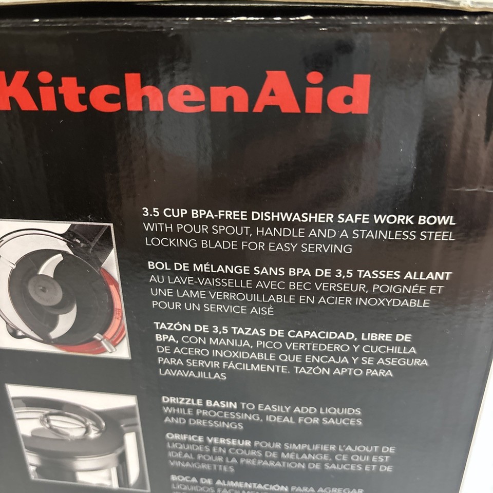 KitchenAid 3.5 Cup Food Chopper Red Mini Food Processor - KFC3516ER | eBay