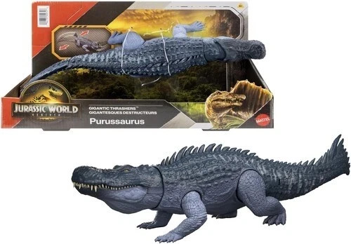 Mattel Jurassic World La Rinascita -Predatori Giganti Purussaurus 4 ...