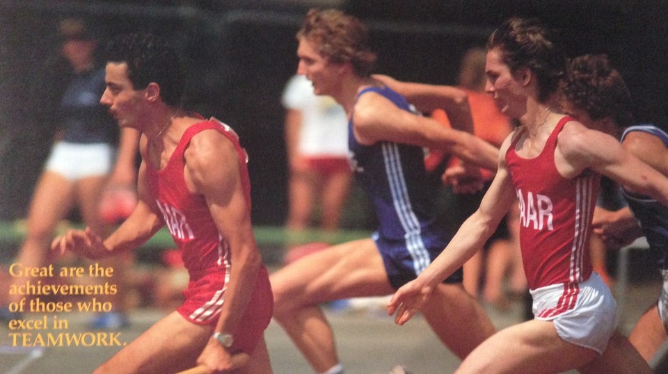 Vintage 1985 Motivational Inspirational Poster #90001 TEAMWORK 14" x 21 ...