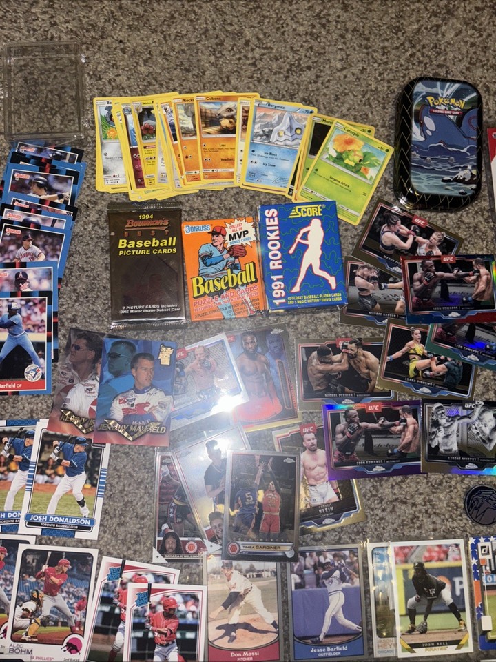 Huge Massive Multi Sports Card Lot Baseball, Football, Basketball, UFC ...