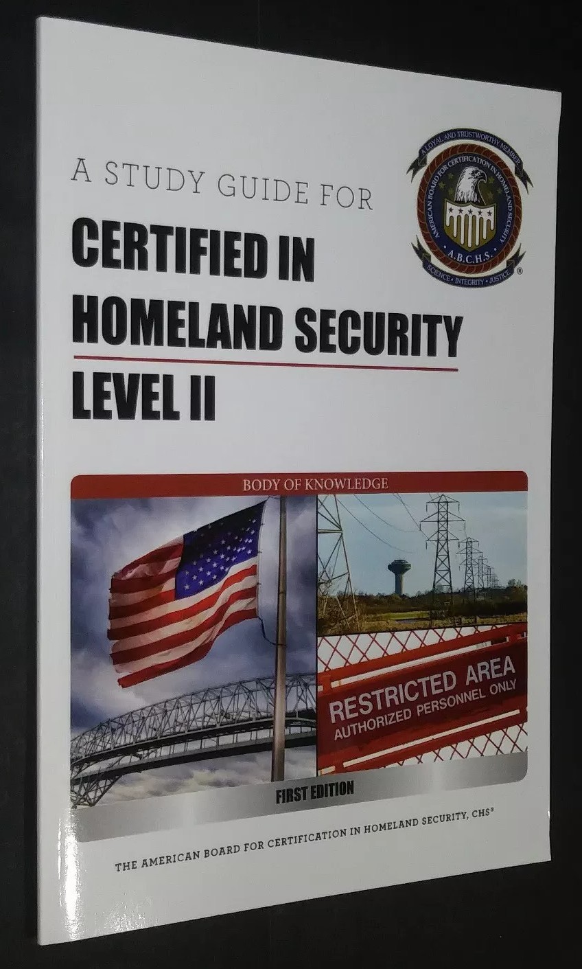 Certified in Homeland Security, Level II by Abchs (2015, Trade ...