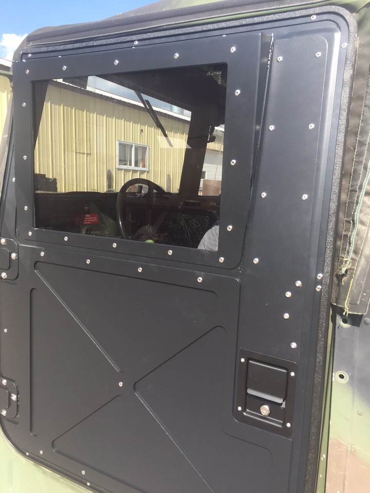 New Black Military Humvee X-doors - 4 Hard Doors - M998 M1038 M1025 | eBay