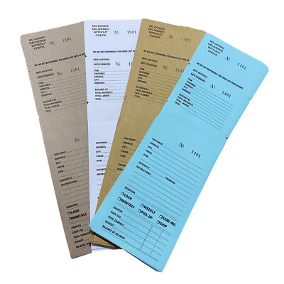 Watch and Jewellery Repair Job Envelopes, Three Part Numbered Job ...