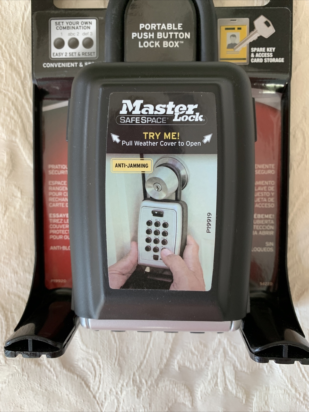 Master Lock 5422D Combination Push Button Portable Key Safe for sale ...