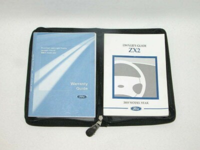 2003 Ford ZX2 Factory Original Glovebox Owners Manual Book Portfolio | eBay