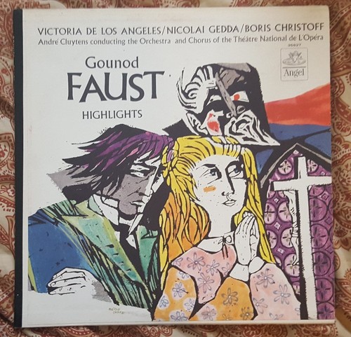 GOUNOD Faust Highlights VICTORIA DE LOS ANGELES - ANGEL 35827 LP NM w ...