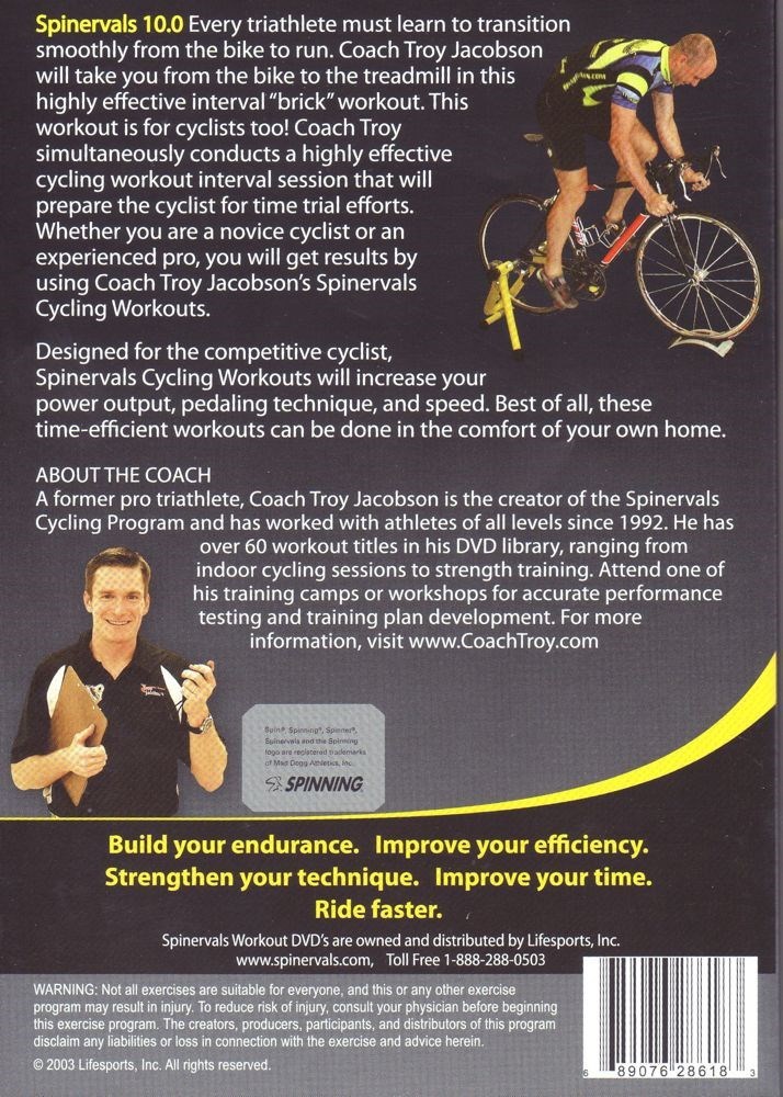 SPINERVALS COMPETITION SERIES 10.0 RIDE AND STRIDE INDOOR BIKE WORKOUT ...