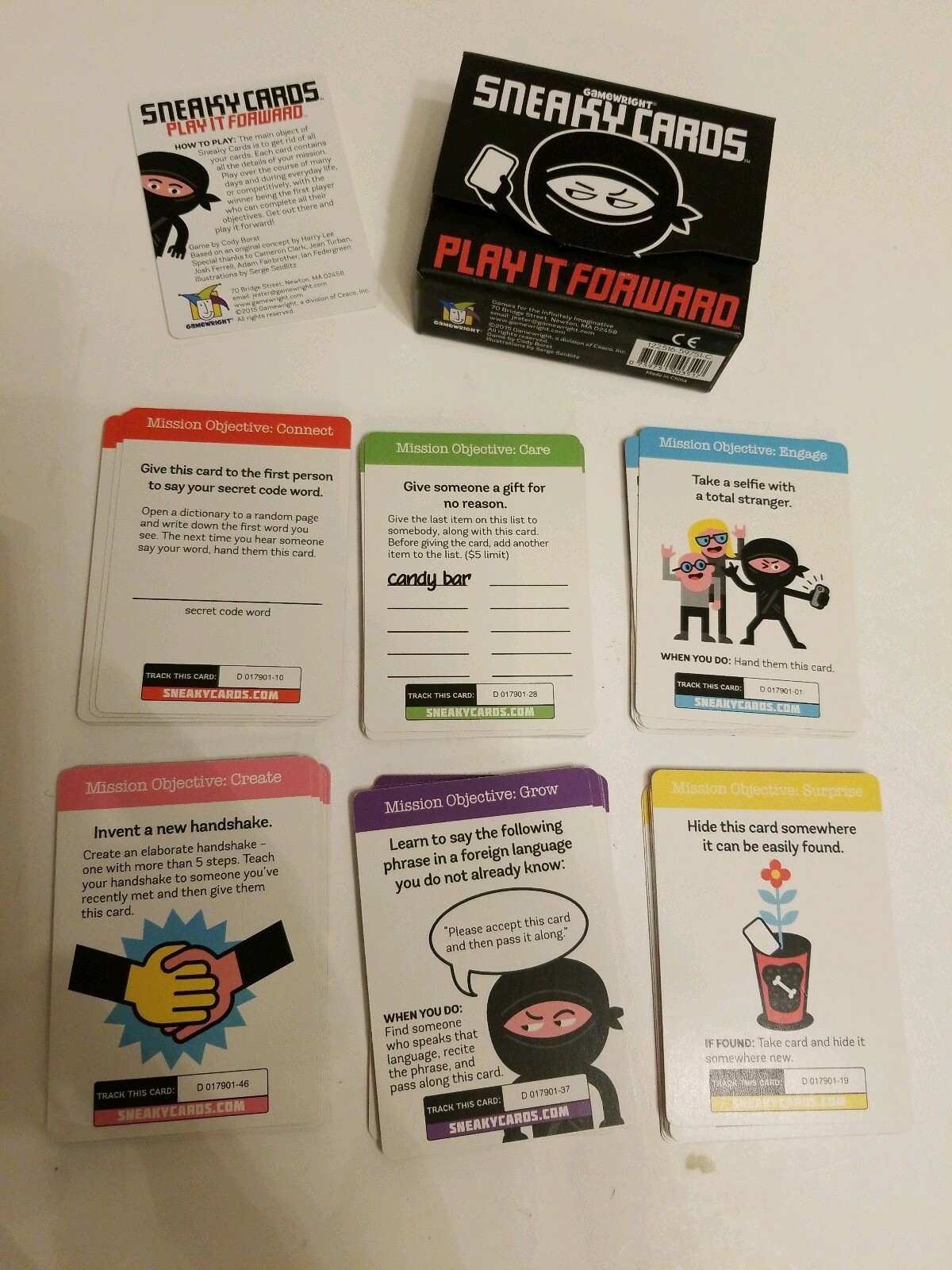 Sneaky Cards Play It Forward Interactive Card Game by Gamewright | eBay