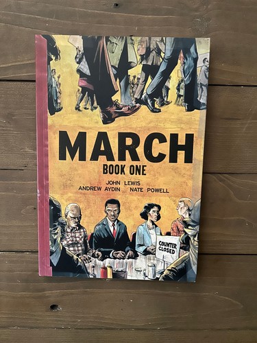 March Book One John Lewis Graphic Novel | eBay