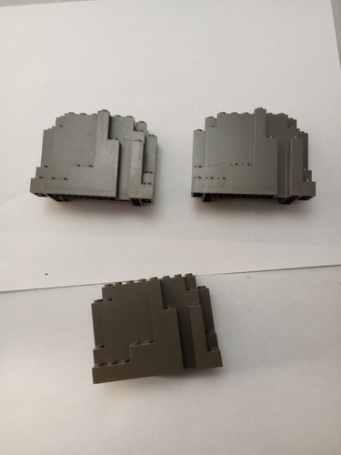 Lego Rock 4 x 10 x 6 Rectangular Old Dark Gray (BURP) #6082 / 60052 ...