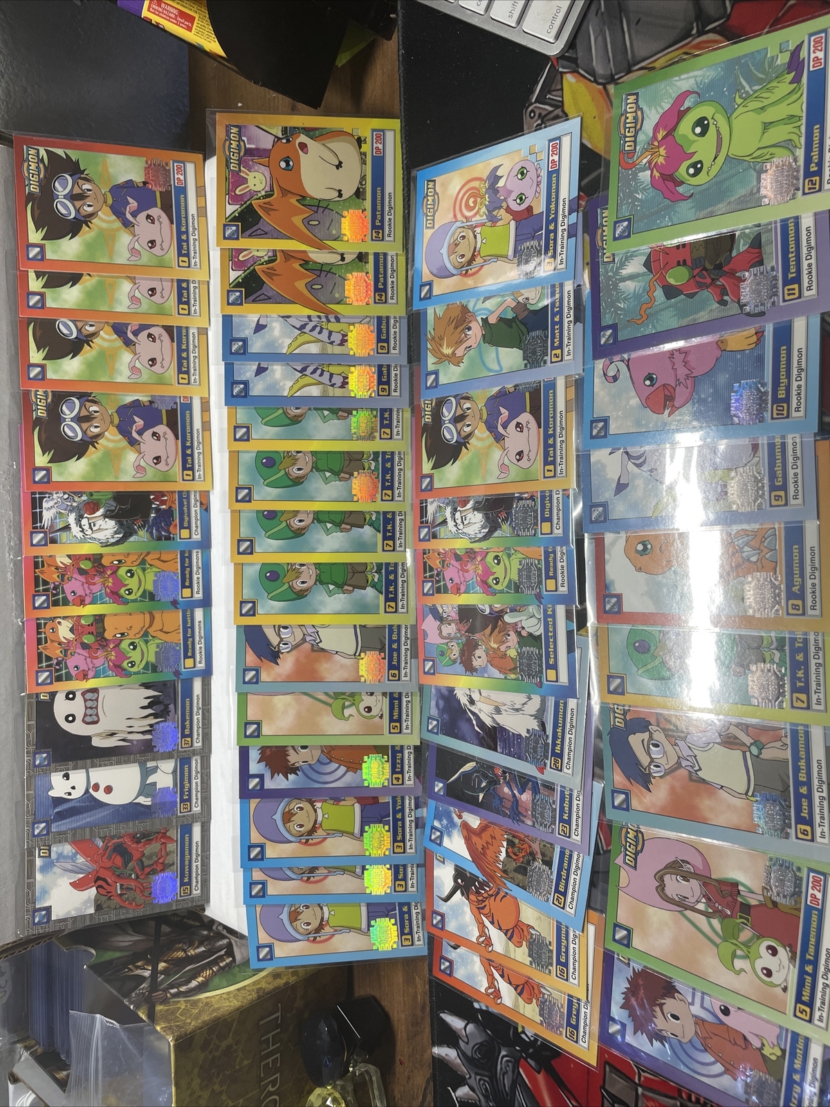 Digimon The Upper Deck cards - Lot Of 130 Holos,exculsives 1st ed 1999 ...