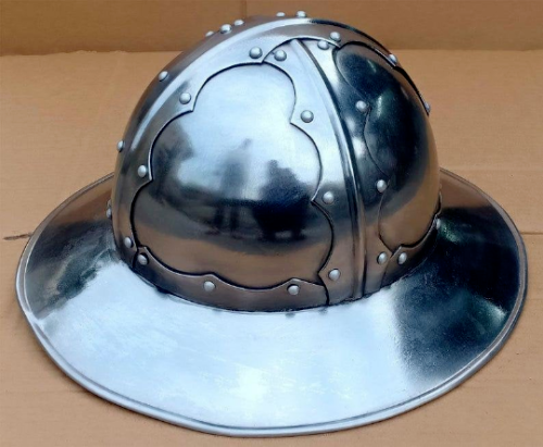 Kettle Hat Armor Helmet Medieval Knight Crusader Steel Armour Replica ...