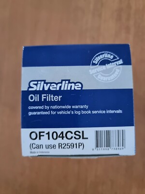 SILVERLINE OIL FILTER OF104CSL CAN USE R2591P BRAND NEW | eBay Australia