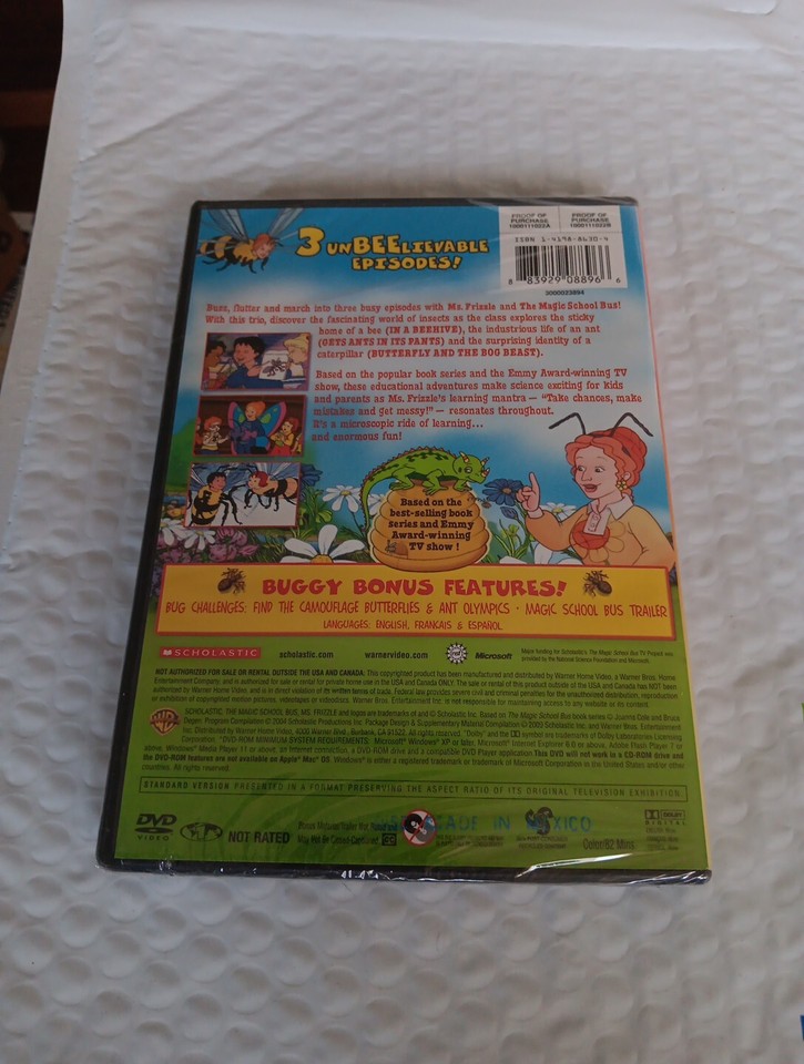 The Magic School Bus: Bugs, Bugs, Bugs! DVD Brand New Sealed Kids ...