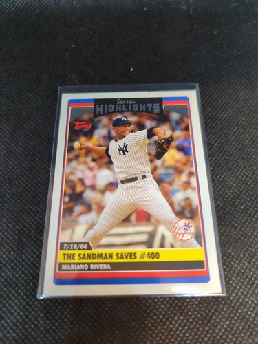 2006 Topps Update Mariano Rivera New York Yankees #UH181 Season ...