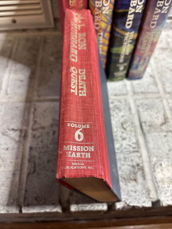 Mission Earth - Complete 10-Book Series Hardcover w/ DJ - L Ron Hubbard ...