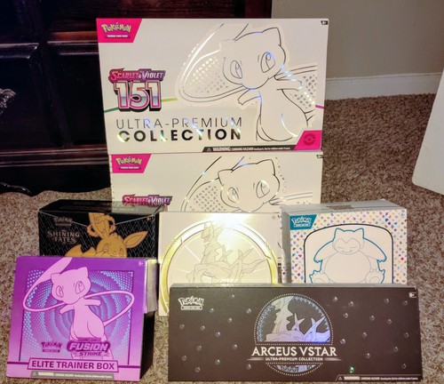 Pokémon TCG 151 ultra premium collection & assorted ETB (BOXES ONLY FOR ...