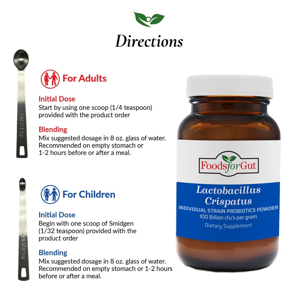 Lactobacillus Crispatus Probiotic Powder 100B CFU | No Additives | eBay