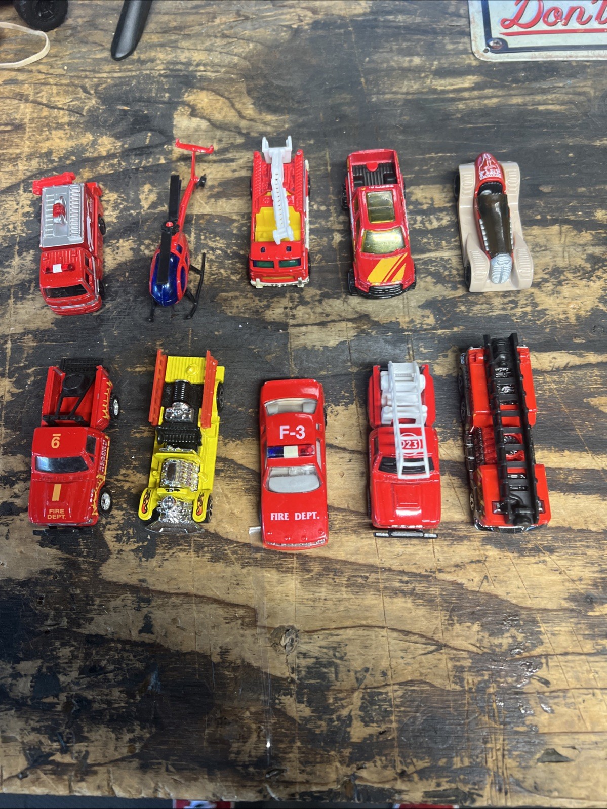 Hot Wheels Matchbox And Other Brands Diecast Fire Truck Rescue Lot Of ...