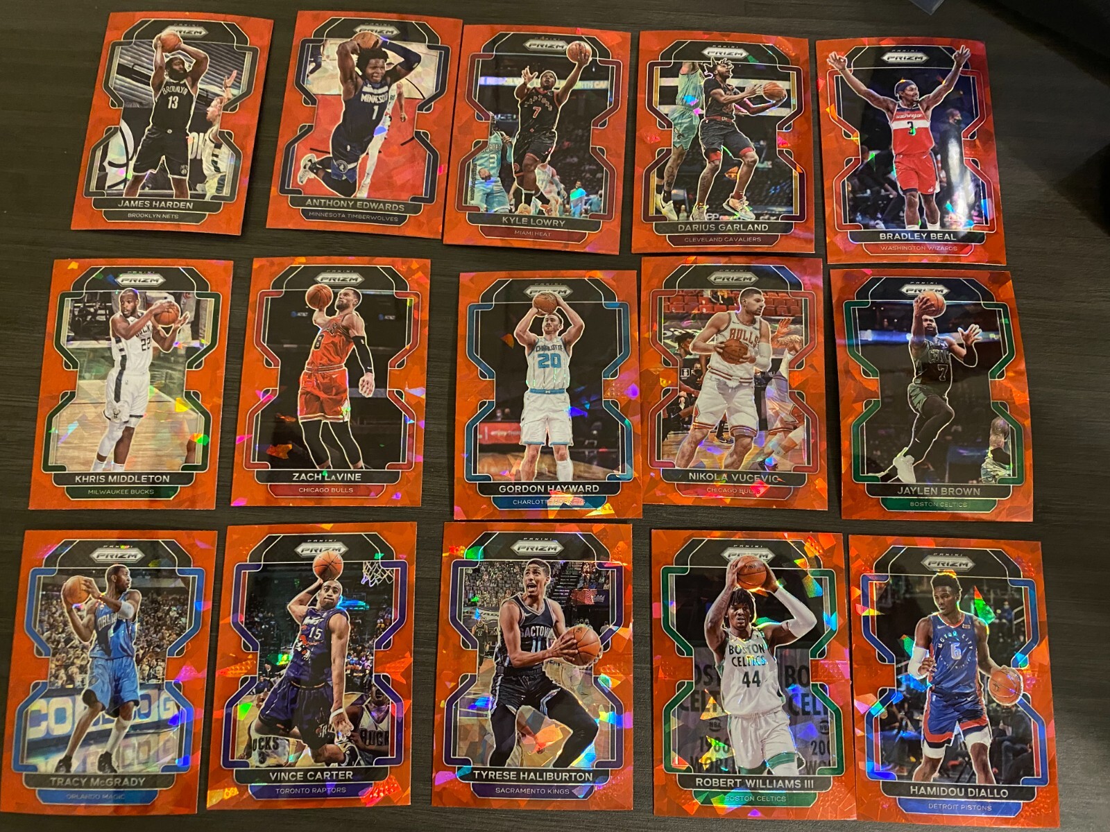 2021-22 basketball prizm Red Ice pick a card/ Complete you set | eBay
