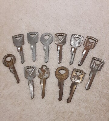 Vintage FORD Key Lot Automotive Car Truck Ignition “V” Keys | eBay