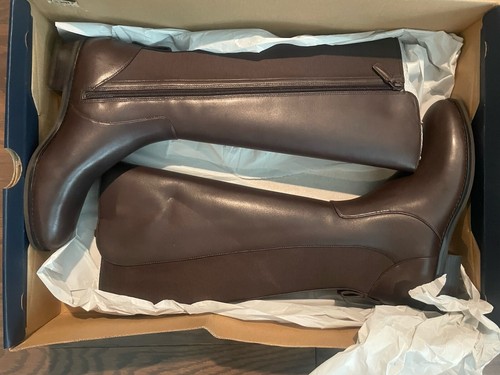 *DEFECT* Cole Haan Women's Narina Tall Boots Chocolate Size 7.5B New W ...