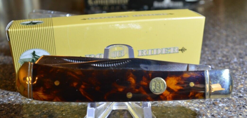 Rough Rider RR512, Trapper Imitation Tortoise Shell, 4-1/8", 2-Blades ...