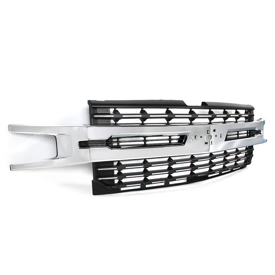 2019-2021 Chevy Silverado 1500 LT RST Front Bumper Grille Chrome Grill ...