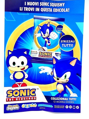 SONIC THE HEDGERHOG SUPER MAGIC SQUISHY SÉRIE 1 DE COLLECTION ...