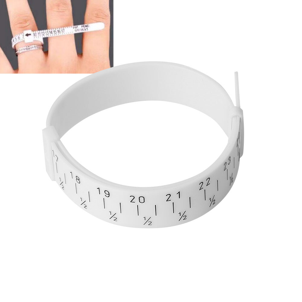 Plastic Gauge Sizer Jewelry Bracelet Bangle Measure Wrist Size Tool ...