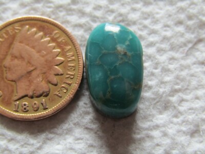Campitos Turquoise Cabochon 8.4 carat Iron Pyrite Blue cab | eBay