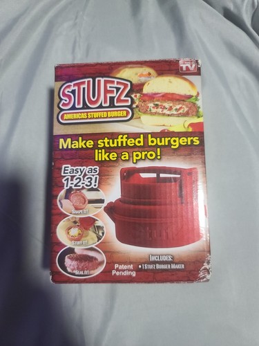 Stufz Stuffed Burger Press - Hamburger Patty Maker - As Seen On TV | eBay
