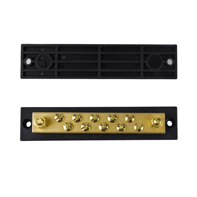 Positive Negative Bus Bar 10 Post Power Distribution Block for Car ...