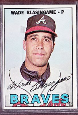 1967 TOPPS BASEBALL CARD #119 WADE BLASINGAME ATLANTA BRAVES EX | eBay